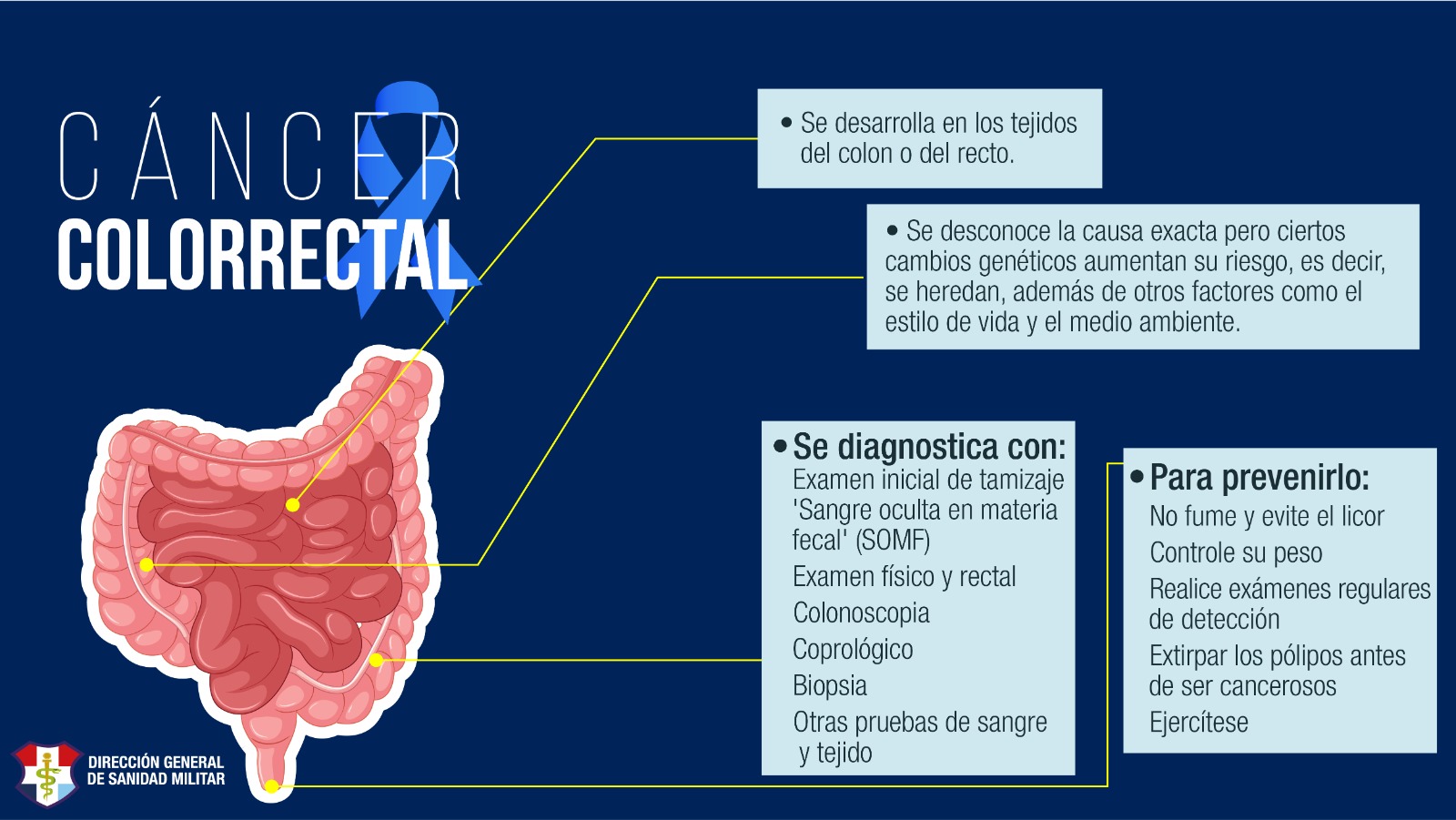Cáncer colorrectal - Sanidad Fuerzas Militares