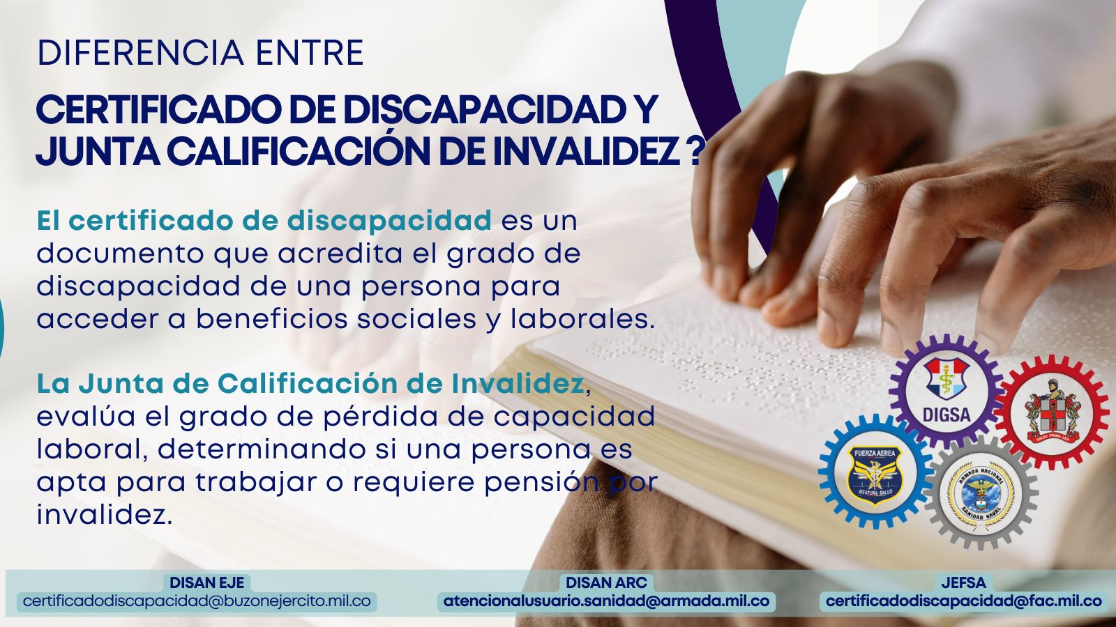 Conoce más sobre el certificado de discapacidad - Sanidad Fuerzas Mil